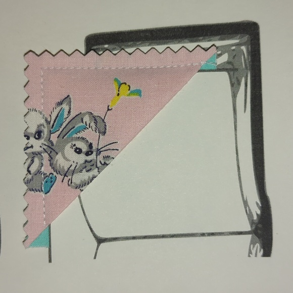 Hand Crafted | Office | Handmade Vintage Fabric Lefty Corner Bookmark ...